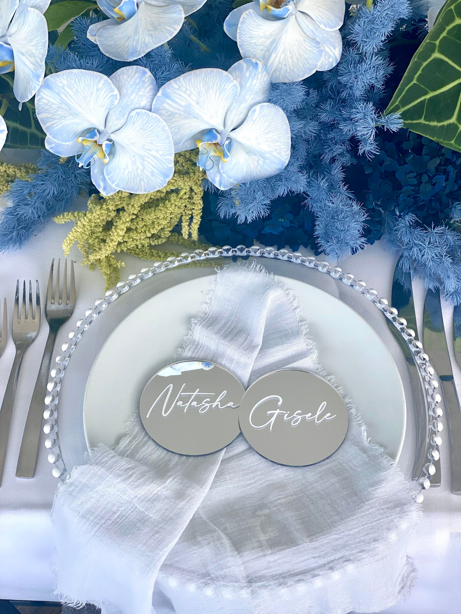 Name plaques – Arabella Events